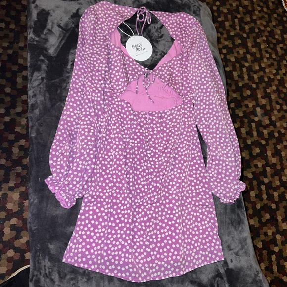 Princess Polly | Dresses | Princess Polly Abbie Mini Dress In Purple ...